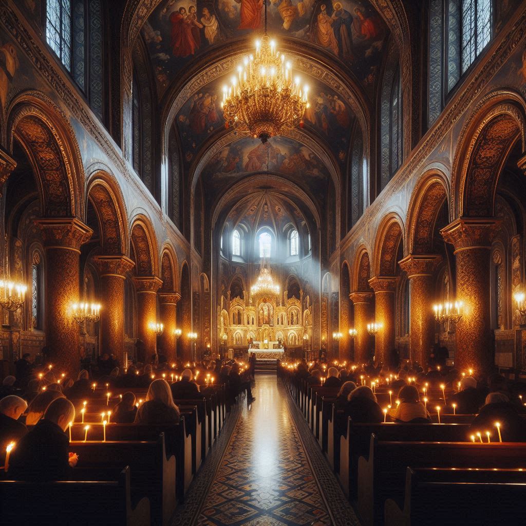 Easter Sunday Mass, the most important Christian holiday.